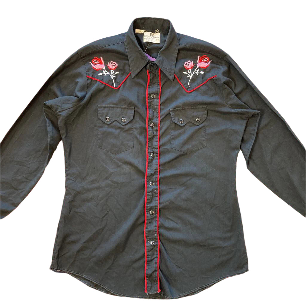 1980s Dee Cee Rose Shirt